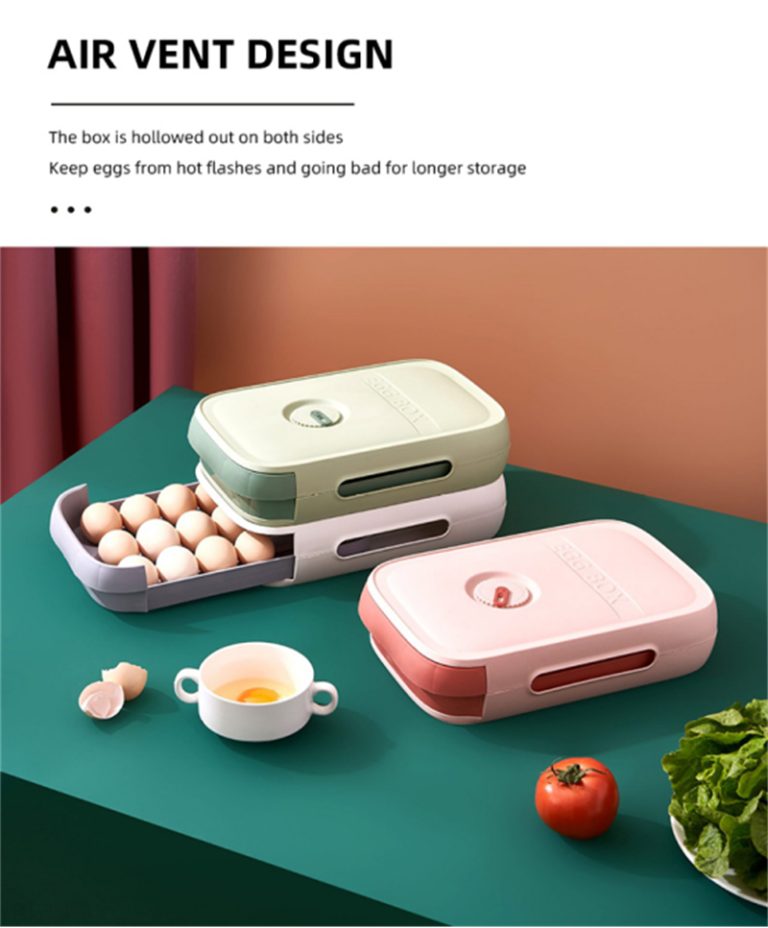 Drawer-Type Egg Storage Box - Idea Household